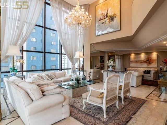Apartamento Duplex com 4 dormitórios à venda, 412 m² por R$ 4.499.900,00 Batel Curitiba/PR