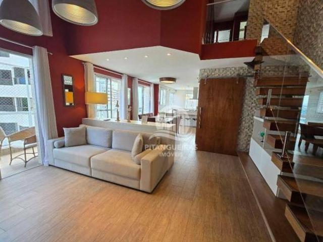 Apartamento Duplex com 4 dormitórios à venda, 139 m² Astúrias Guarujá/SP