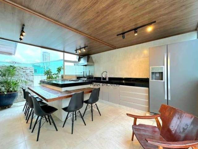 Apartamento Duplex com 4 dormitórios à venda, 200 m² por R$ 1.170.000,00 Enseada Guarujá/SP