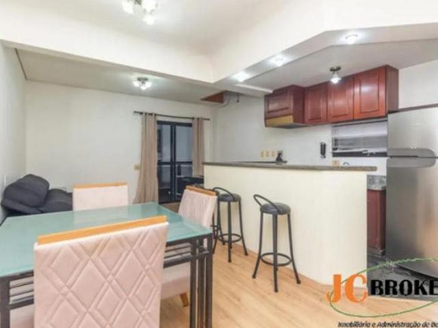 Apartamento duplex com 52 m², 1 Dormitório, Sala para dois ambientes, 1 Vaga