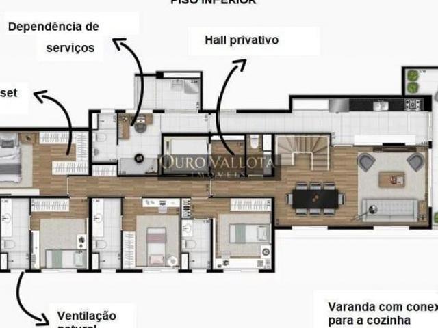 Apartamento Duplex com 5 dormitórios à venda, 343 m² por R$ 4.339.000 Perdizes São Paulo/SP