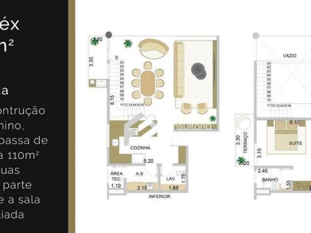 Apartamento Duplex à venda, 97 m² por R$ 1.378.000,00 Jardim Santo André/SP