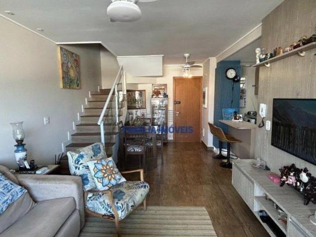 Apartamento duplex à venda 3 quartos lazer Boqueirão Santos/SP