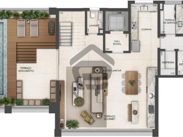 Apartamento Duplex à Venda com 4 Suítes no Paraíso
