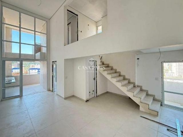 Apartamento Duplex à venda no Canto do Forte Praia Grande – 2 suítes, 2 vagas e varanda gourmet
