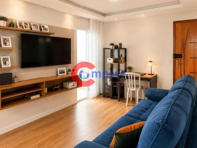 APARTAMENTO DUPLEX À VENDA NO JARDIM SÃO DOMINGOS GUARULHOS/SP CONDOMÍNIO SINFONIA 82m² 2 DORMIT