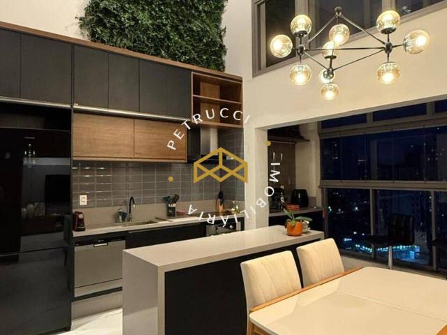 APARTAMENTO DUPLEX DE 110M COM 2 DORMITÓRIOS E SUÍTE NO CAMBUÍ, CAMPINAS SP