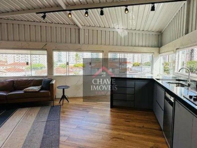 Apartamento Duplex em Campo Grande, Santos/SP de 123m² 2 quartos à venda por R$ 680.000,00