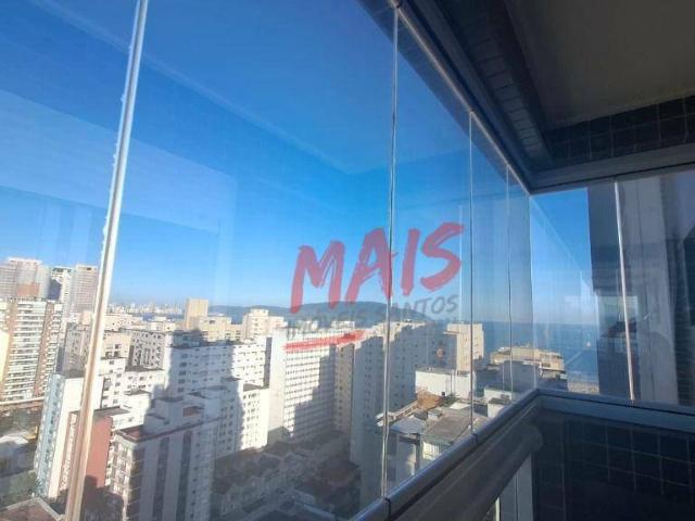 Apartamento Duplex em Gonzaga, Santos/SP de 168m² 3 quartos à venda por R$ 1.749.000,00