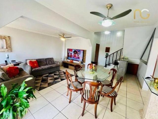 Apartamento Duplex em Vila Guilhermina, Praia Grande/SP de 148m² 4 quartos à venda por R$ 720.000,00