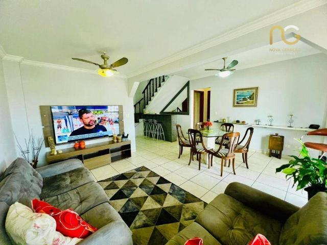 Apartamento Duplex em Vila Guilhermina, Praia Grande/SP de 148m² 4 quartos à venda por R$ 719.000,00