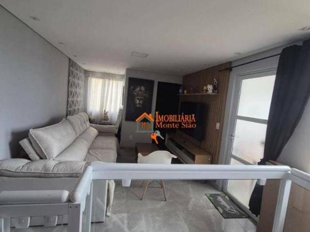 Apartamento Duplex em Vila Nova Bonsucesso, Guarulhos/SP de 96m² 2 quartos à venda por R$ 390.000,00