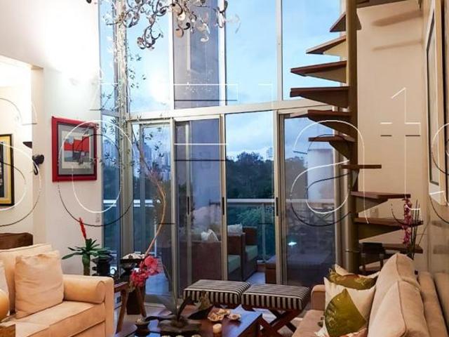 Apartamento Duplex Mobiliado 162m² no Morumbi com 2 Suítes e 3 Vagas no Landscape