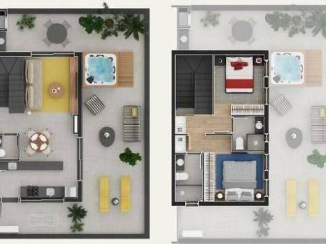 Apartamento Duplex no Cosmo Hype Living com 2 dormitórios à venda, 70 m² por R$ 1.360.900 Alto da