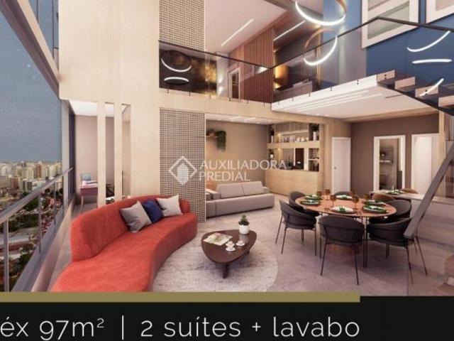 Apartamento duplex no bairro Jardim em Santo André com 97 m2, 2 suítes e 2 vagas de gaargem