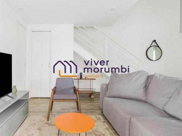 Apartamento duplex no Brooklin. 100m². 2 dormitorios. 2 suites