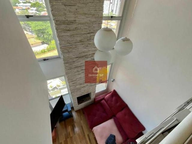 Apartamento Duplex para venda na Chácara Santo Antônio 1 suíte + 1 escritório 2 vagas ! Mobiliado