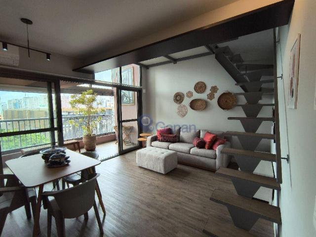 Apartamento Duplex para Venda/Aluguel com 1 quartos, 69 m² por R$ 1.490.000