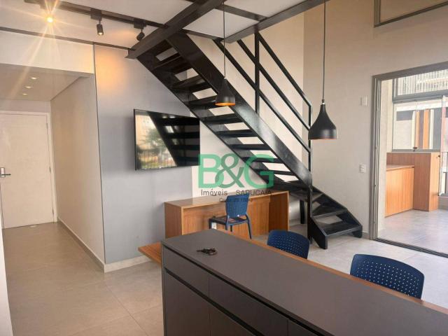 Apartamento Duplex para Aluguel com 1 quartos, 53 m² por R$ 7.400