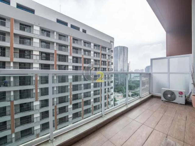 Apartamento Duplex para locação no Brooklin com 1 suíte e 1 vaga de garagem