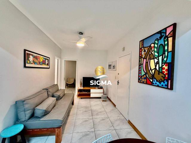 Apartamento em Tombo, Guarujá/SP de 70m² 2 quartos à venda por R$ 529.900,00