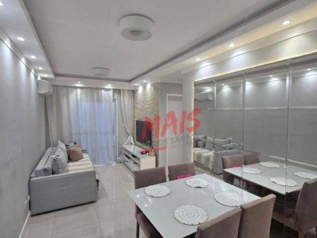 Apartamento em Vila Matias, Santos/SP de 59m² 2 quartos à venda por R$ 520.000,00