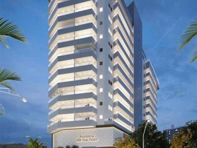 Apartamento em Vila Mirim, Praia Grande/SP de 60m² 2 quartos à venda por R$ 420.000,00