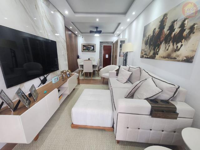 Apartamento em Vila Mirim, Praia Grande/SP de 79m² 2 quartos à venda por R$ 429.000,00