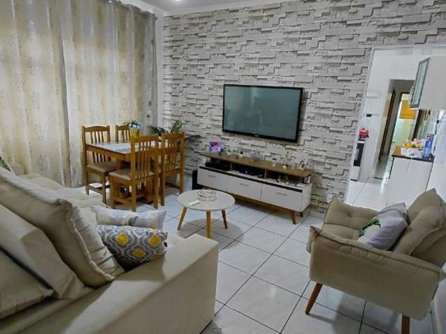 Apartamento em Vila Nossa Senhora de Fátima, São Vicente/SP de 80m² 2 quartos à venda por R$ 299.900,00