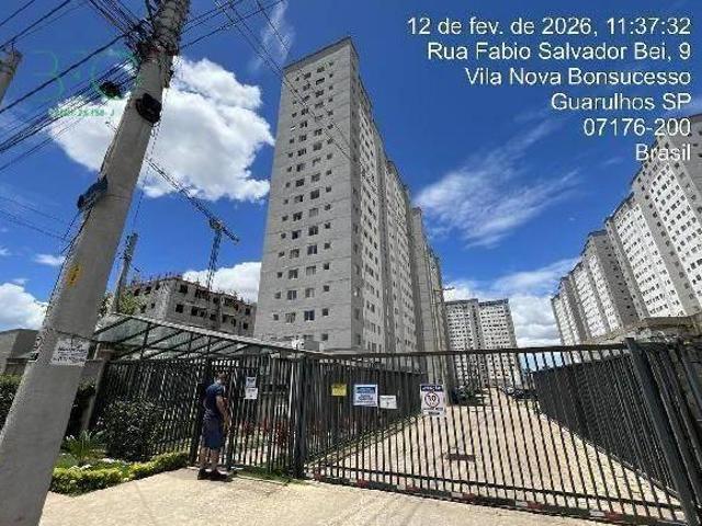 Apartamento em Vila Nova Bonsucesso, Guarulhos/SP de 42m² 1 quartos à venda por R$ 132.970,97