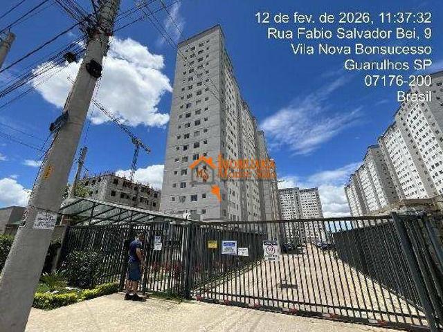 Apartamento em Vila Nova Bonsucesso, Guarulhos/SP de 42m² 2 quartos à venda por R$ 132.870,97