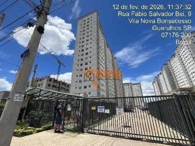 Apartamento em Vila Nova Bonsucesso, Guarulhos/SP de 42m² 2 quartos à venda por R$ 132.970,97
