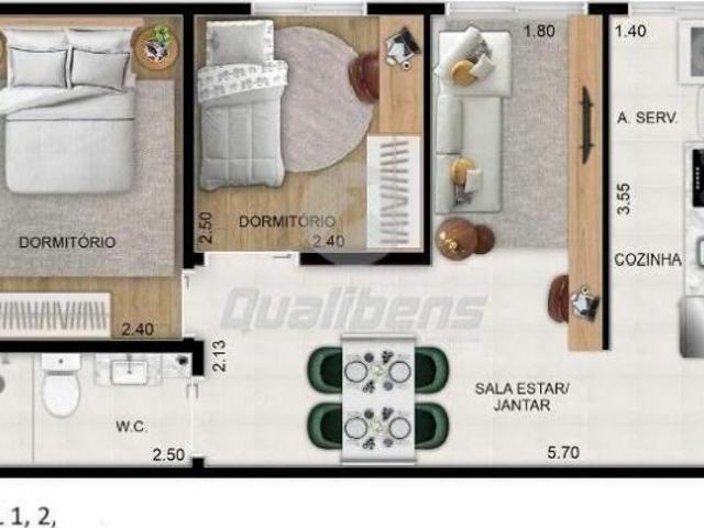 Apartamento em Vila Augusto