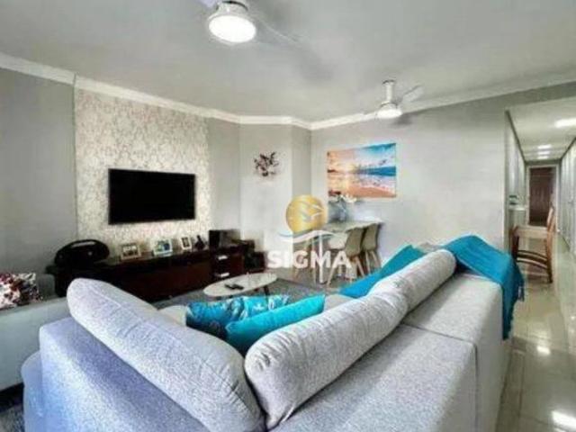 Apartamento em Vila Alzira, Guarujá/SP de 116m² 3 quartos à venda por R$ 800.000,00