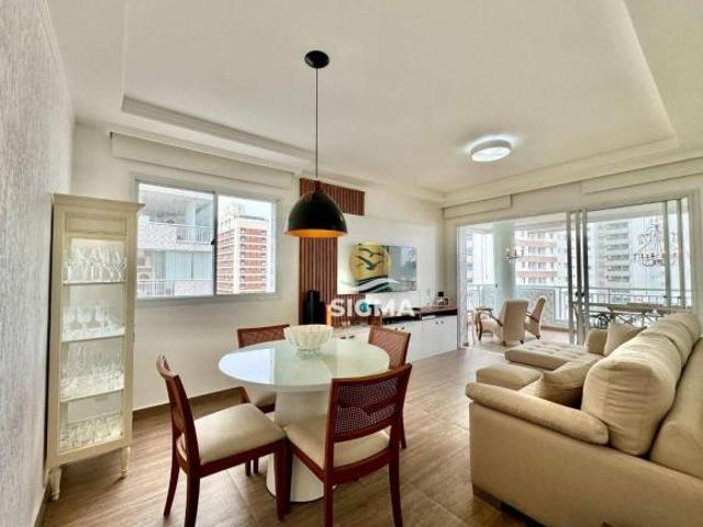 Apartamento em Vila Alzira, Guarujá/SP de 118m² 3 quartos à venda por R$ 1.400.000,00