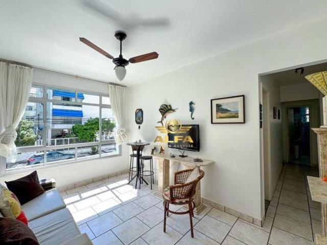 Apartamento em Vila Alzira, Guarujá/SP de 50m² 1 quartos à venda por R$ 340.000,00