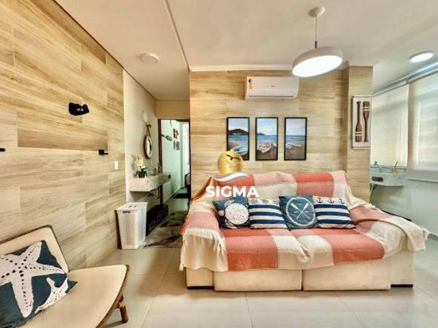 Apartamento em Vila Alzira, Guarujá/SP de 50m² 2 quartos à venda por R$ 450.000,00