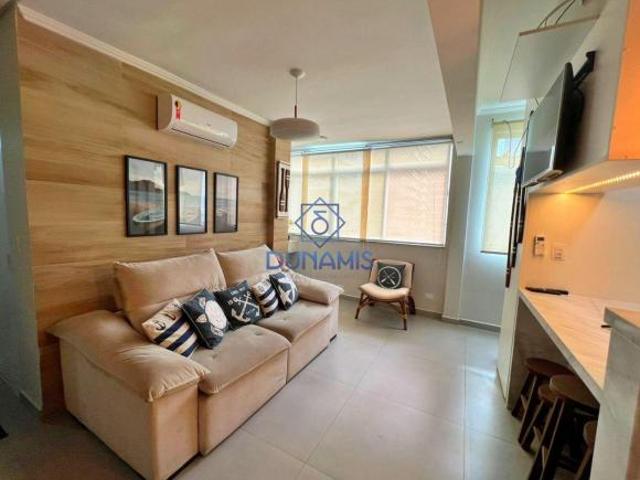 Apartamento em Vila Alzira, Guarujá/SP de 50m² 2 quartos à venda por R$ 450.000,00
