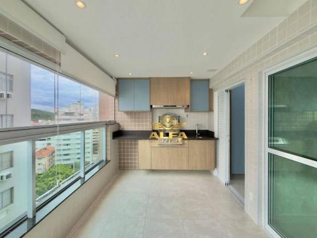 Apartamento em Vila Alzira, Guarujá/SP de 69m² 2 quartos à venda por R$ 750.000,00