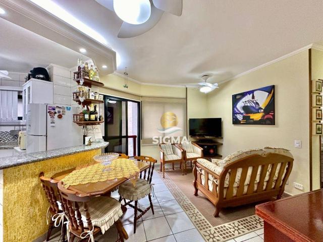 Apartamento em Vila Alzira, Guarujá/SP de 75m² 2 quartos para locação R$ 4.500,00/mes