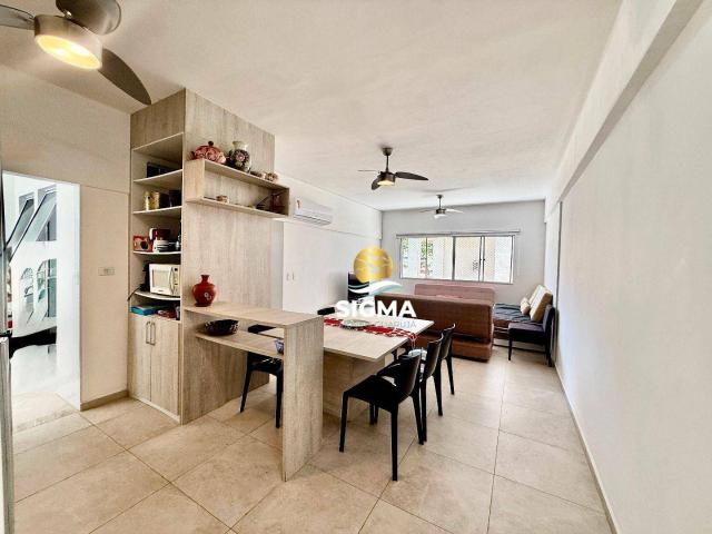 Apartamento em Vila Alzira, Guarujá/SP de 90m² 3 quartos à venda por R$ 559.900,00