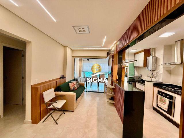 Apartamento em Vila Alzira, Guarujá/SP de 96m² 3 quartos à venda por R$ 1.199.000,00