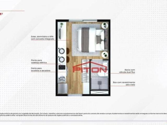 Apartamento em Vila Aricanduva, São Paulo/SP de 17m² 1 quartos à venda por R$ 202.000,00