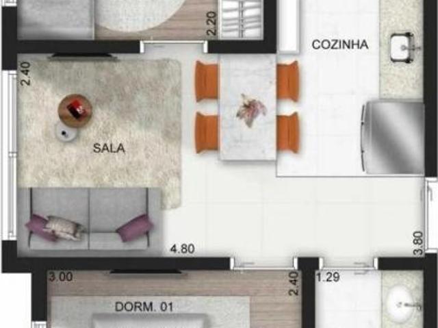 Apartamento em Vila Butantã, São Paulo/SP de 39m² 2 quartos à venda por R$ 385.000,00