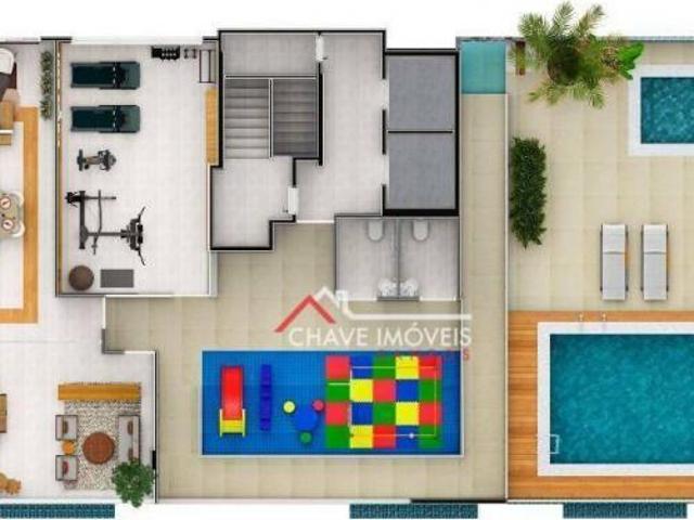 Apartamento em Vila Belmiro, Santos/SP de 54m² 2 quartos à venda por R$ 539.570,28
