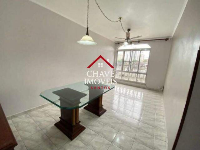 Apartamento em Vila Belmiro, Santos/SP de 85m² 2 quartos para locação R$ 3.500,00/mes