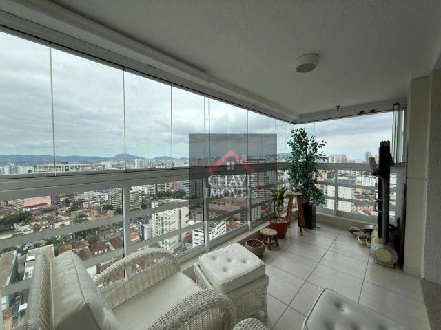 Apartamento em Vila Belmiro, Santos/SP de 96m² 2 quartos à venda por R$ 939.000,00