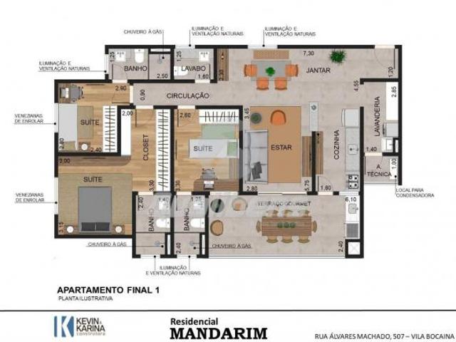 Apartamento em Vila Bocaina