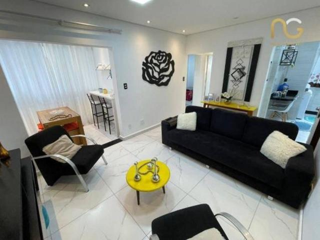 Apartamento em Vila Caiçara, Praia Grande/SP de 60m² 2 quartos à venda por R$ 375.000,00