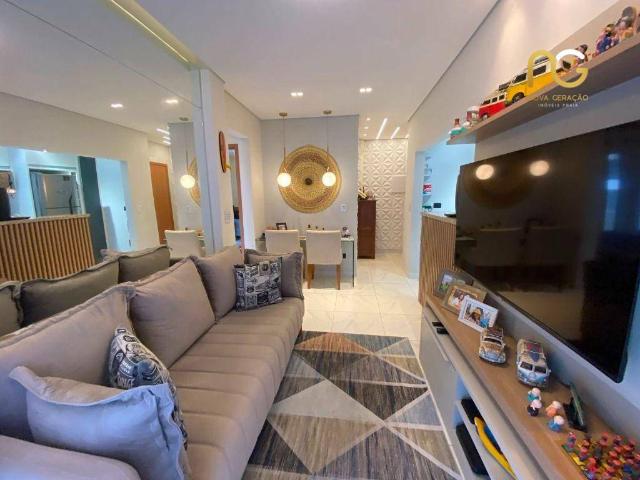 Apartamento em Vila Caiçara, Praia Grande/SP de 67m² 2 quartos à venda por R$ 659.000,00